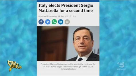 Mattarella Rieletto Ma In Irlanda Usano La Foto Di Draghi Striscia