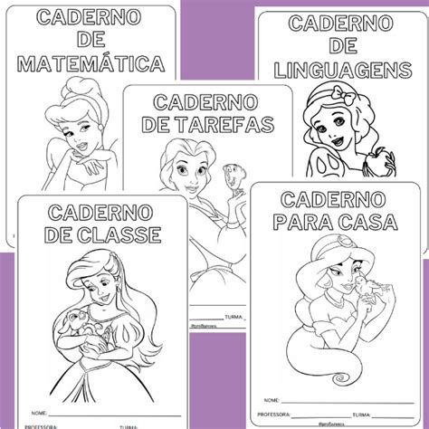 CAPAS PRINCESAS Professora Laresca Hotmart
