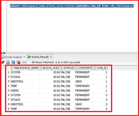 How To Check Tablespace Size In Oracle At Francine Fitzgerald Blog