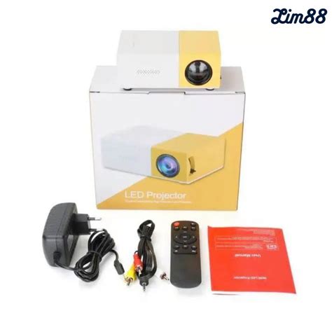 Jual Proyektor Portable Led Mini Proyektor Hp Mini Home Theater HDMI Mini Proyektor Shopee