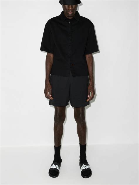 Alexander Mcqueen Graffiti Rubber Slides Alexander Mcqueen