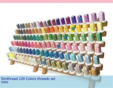 Simthread Hilo Para M Quina De Coser Hilo Para Bordar 120 Poli Ster 100