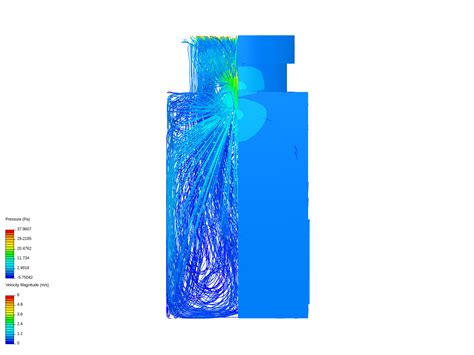 Fan Inlet Curve Rotating By Iampraveenmoun Simscale