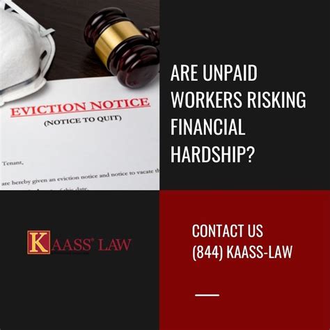 Are Unpaid Workers Risking Financial Hardship Kaass Law