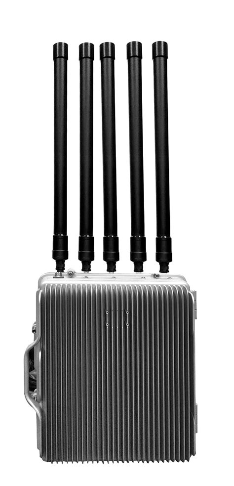 High Power Anti Drone Jamming System Professional Weapon 2000 Meters Jamming Radius