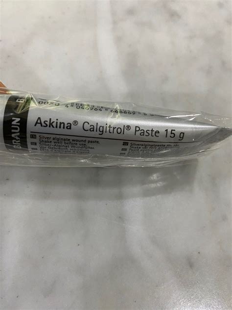 Askina Calgitrol Paste 15g Health And Nutrition Medical Supplies