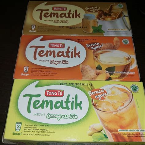 Jual Teh Tematik Tong Tji Jahe Kota Palembang Tokobahankueseisei