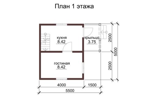 Каркасный дом 5х5 проект дачного каркасного дома 5 на 5