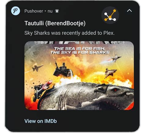 Image Push Notifications For Plex Jos Zuijderwijk