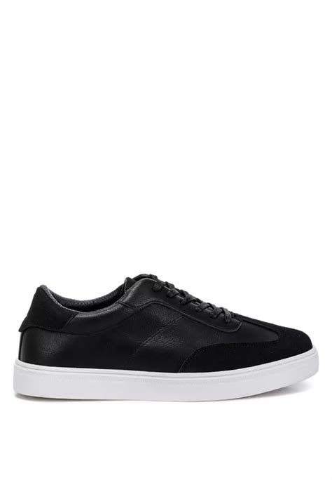 Buy London Rag Contrasting Sole Mens Sneakers In Black 2025 Online