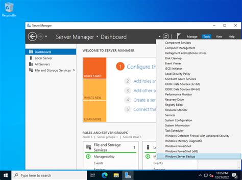 Windows Server Backup Set Scheduled Backup Server World