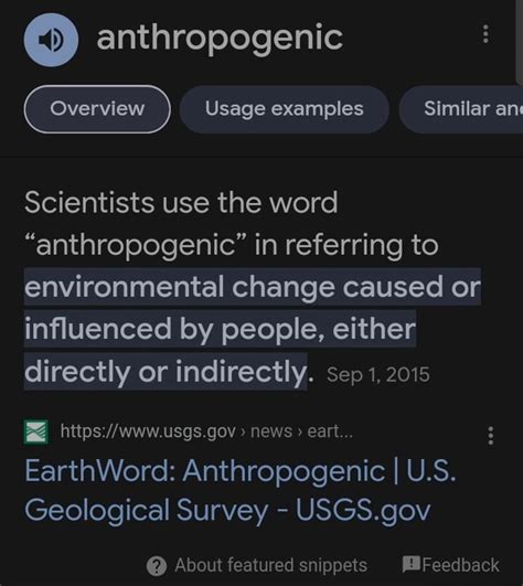 Anthropogenic Overview Usage Examples Similar An Scientists Use The Word Anthropogenic In