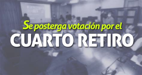 Se pospone para el de septiembre votación de la Comisión de Constitución de la Cámara por el