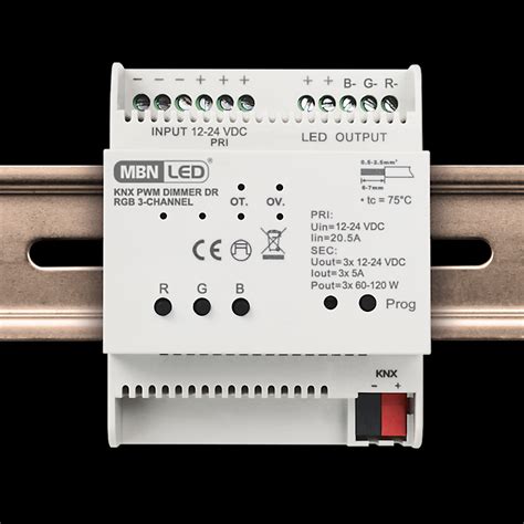 Driver De Led PWM KNX PWM Dimmer DR RGB 3 Channel LEDBOX Company