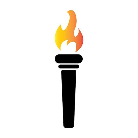 Premium Vector Torch Icon Vector