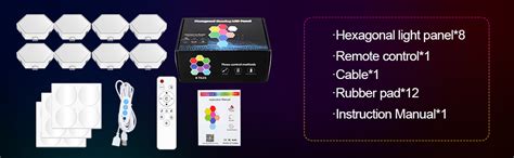 Kangtaixin Hexagon Led Lights Pack Hex Wall Light Rgb Gaming Panels Hexagonal Smart Lighting
