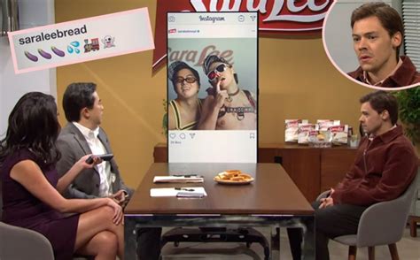 Harry Styles Viral Snl Sketch Leaves Sara Lee Company So Confused