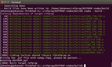 Library Not Compiling Under Linux 64 Bit · Issue 13 · Usnistgovrefprop Cmake · Github