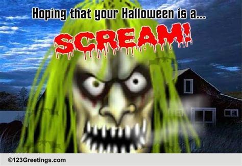 Halloween Horror Scream Free Horror ECards Greeting Cards 123 Greetings