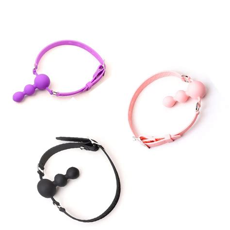 Adult Bdsm Roleplay Open Throat Mouth Ball Gag Deep Throat Plug Bondage