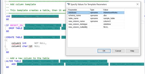 Sql Server Template Explorer Sql Bi Tutorials