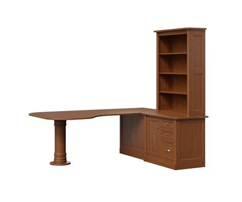 Covington Pedestal Desk Oak Creek Furniture