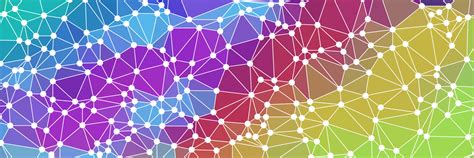 Abstract Geometric Background With Triangle Shape Pattern And Molecular 21583759 Vector Art At