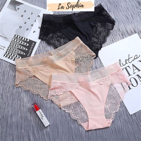 Jual La Sophia Celana Dalam Wanita Gaya Jepang Renda 055 Shopee Indonesia