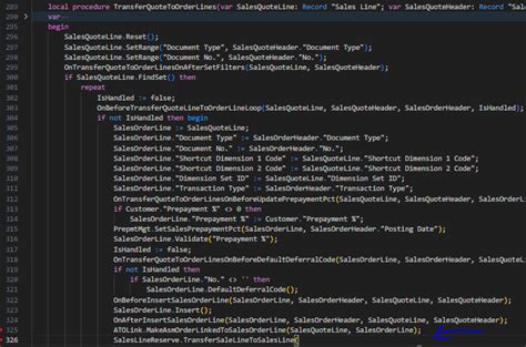 Event Request Codeunit 86 Sales Quote To Order