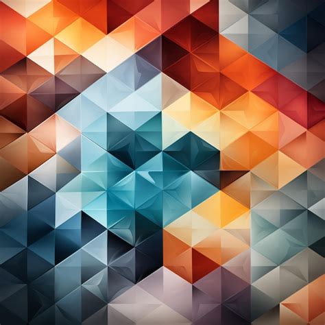 Premium Photo A Close Up Of A Colorful Abstract Background With A Lot Of Squares Generative Ai