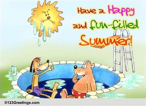 Splash Some Summer Fun Free Fun Ecards Greeting Cards 123 Greetings