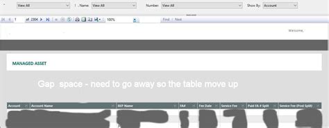 Ssrs Report Textbox Create Gap Space