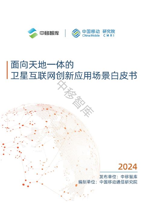 面向天地一体的卫星互联网创新应用场景白皮书2024年