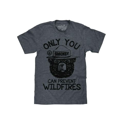 Tee Luv Tee Luv Smokey Bear Only You Can Prevent Wildfires T Shirt