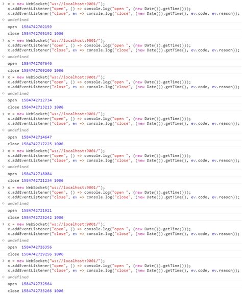 Websocket Disconnect When Idletimeout Is Less Than 6 Seconds