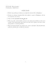 Macroeconomics Problem Set Math Review With Functions Course Hero