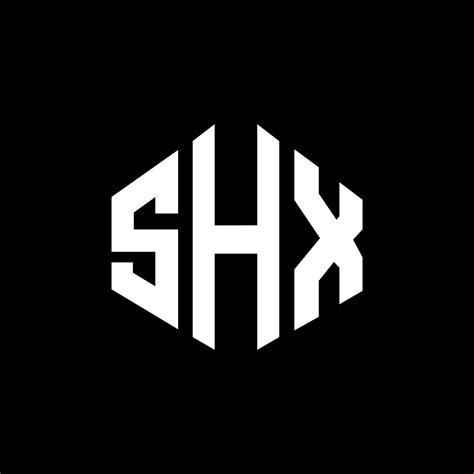 Shx Letter Logo Design With Polygon Shape Shx Polygon And Cube Shape Logo Design Shx Hexagon