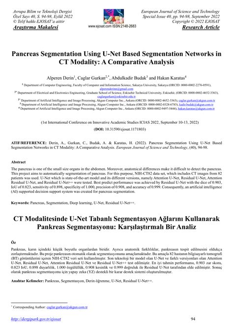 Pdf Pancreas Segmentation Using U Net Based Segmentation Networks In
