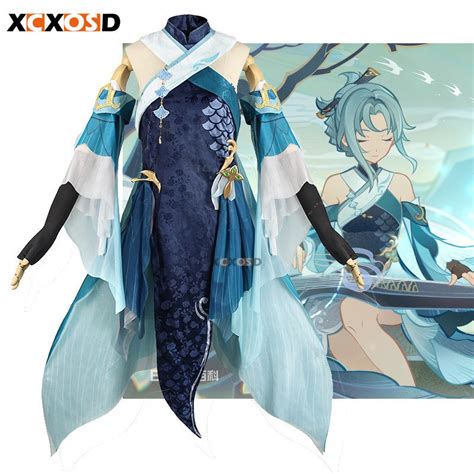 Genshin Impact Madame Ping Cosplay Costume Game Genshin Streetward