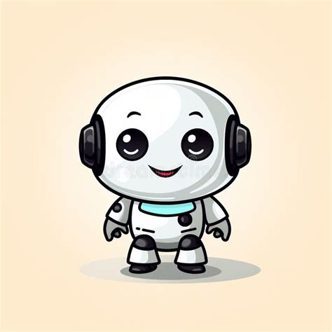 Set Of Cute Robots With Different Emotions Vector Illustration In