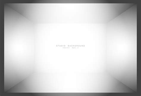 빈 흰색 회색 그라데이션 스튜디오 룸 배경 크리에이티브 프로젝트를 위한 카피스페이스가 있는 배경 조명 인테리어 벡터 일러스트 Eps 10 0명에 대한 스톡 벡터 아트 및
