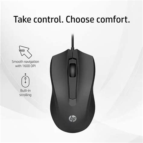 Hp 100 Wired Mouse At ₹ 329 Piece Samata Nagar Aurangabad Id