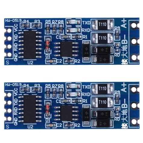 2X TTL ADATTATORE Rs485 Porta Seriale 485 Modulo Convertitore Di Livello Ua8442 EUR 5 84