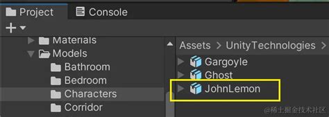 Unity 中的预制体 Prefeb 和 模型 Fbxunity 中的预制体和模型，在创建一个角色实例时，需要考虑使用的 掘金