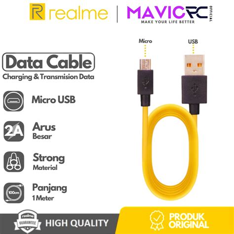 Jual Realme Kabel Data Micro Usb Type C Usb C Cable Fast Charging M For Android Garansi