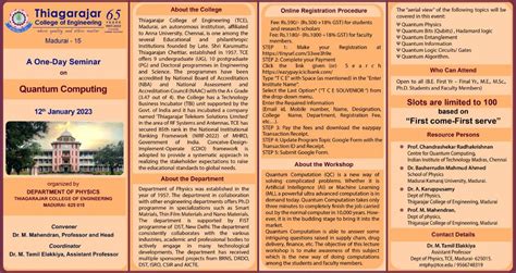 Seminar On Quantum Computing Thiagarajar College Of Engineering