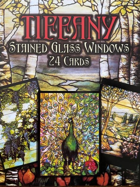 Tiffany Windows Stained Glass Pattern Book Dover Books