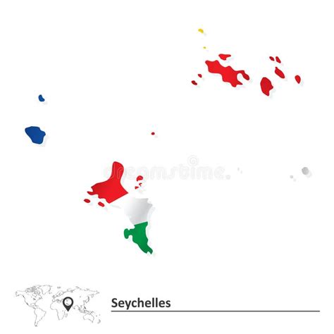 Seychelles Flag African Country Stock Illustration Illustration Of