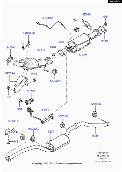 2006 Ford Focus Exhaust System Diagram