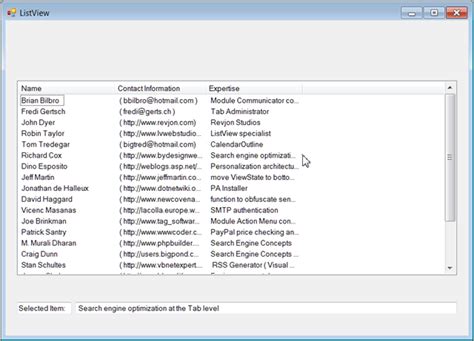 How To Identify An Item Or Sub Item The Users Selects In A Listview